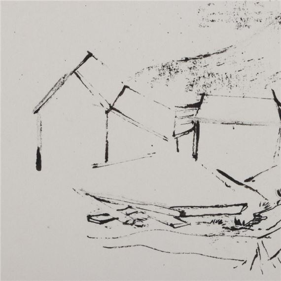 John Heliker | pastoral sketch | MutualArt