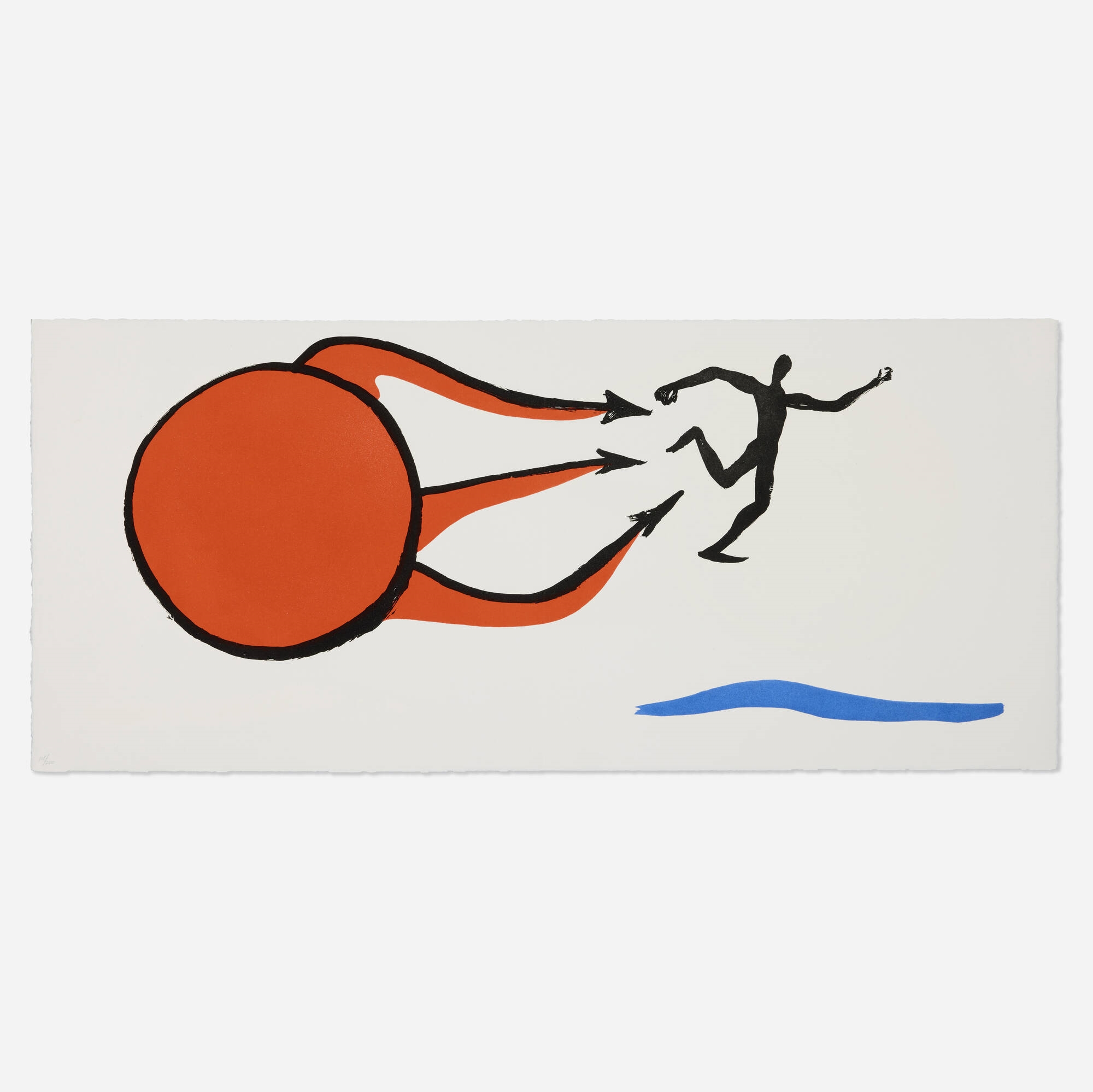 Alexander Calder | Untitled (Red Sun and Figure) (from Le sacrilège d ...