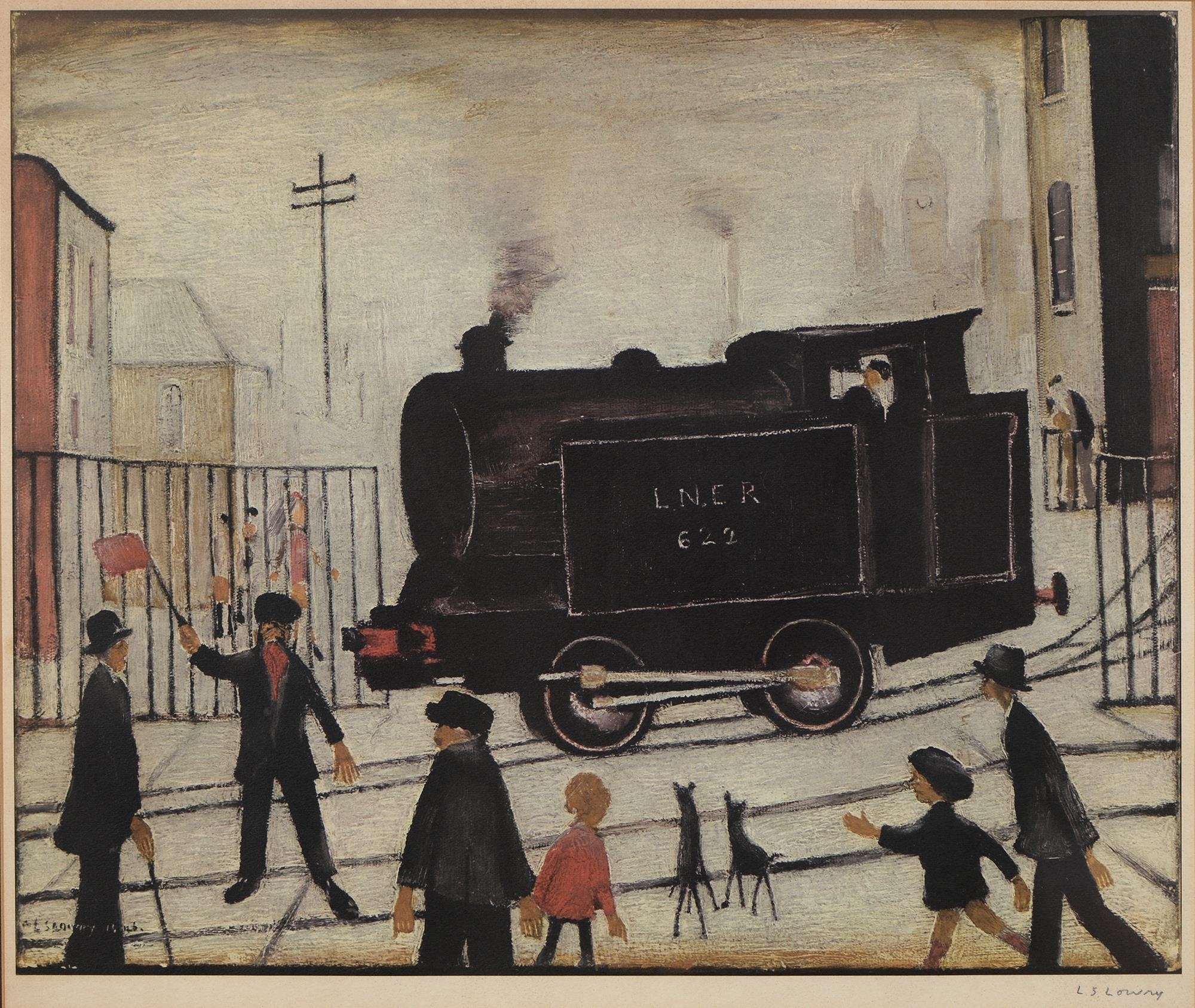 Laurence Stephen Lowry | Sunday Afternoon (1957) | MutualArt