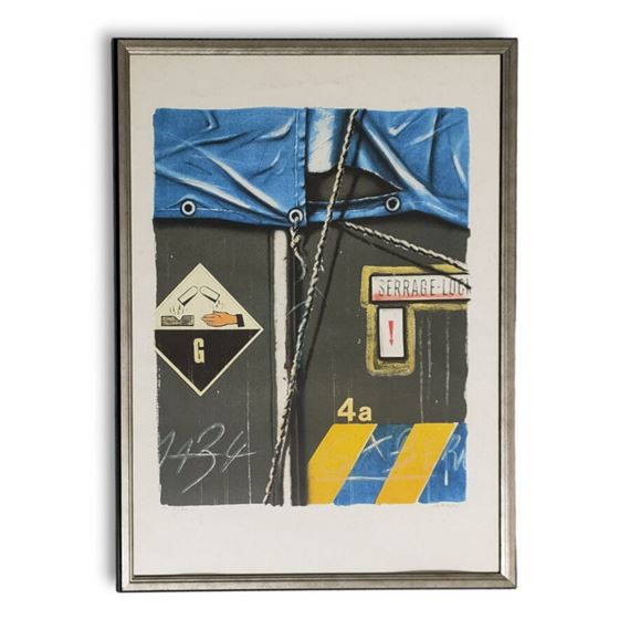 Peter Klasen | Serrage-Lock (1985) | MutualArt