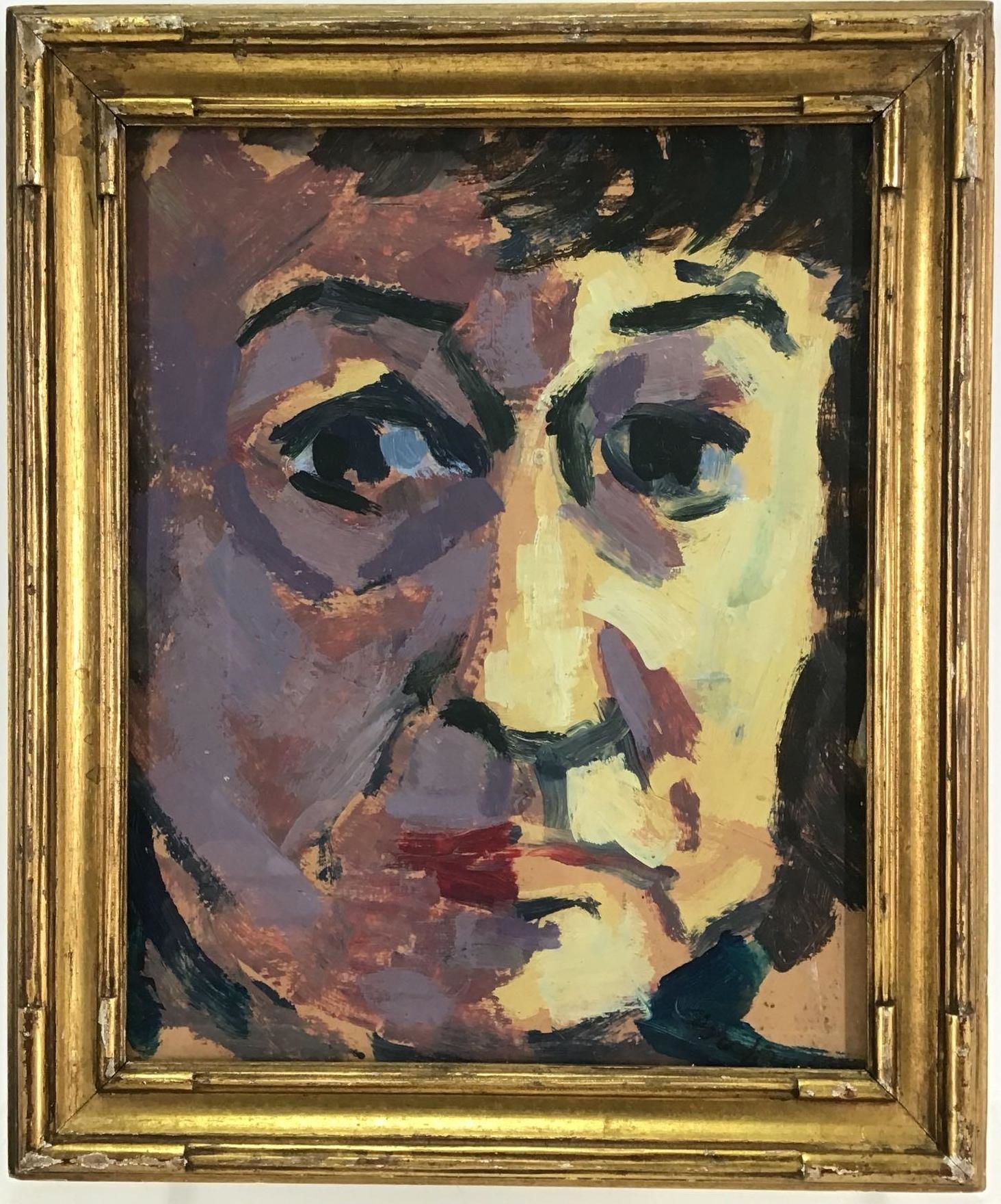 Elnora Hauser | Painting of a worn face | MutualArt