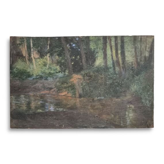 Edmond Adolphe Rudaux | Paysage monogrammée en bas à droite | MutualArt