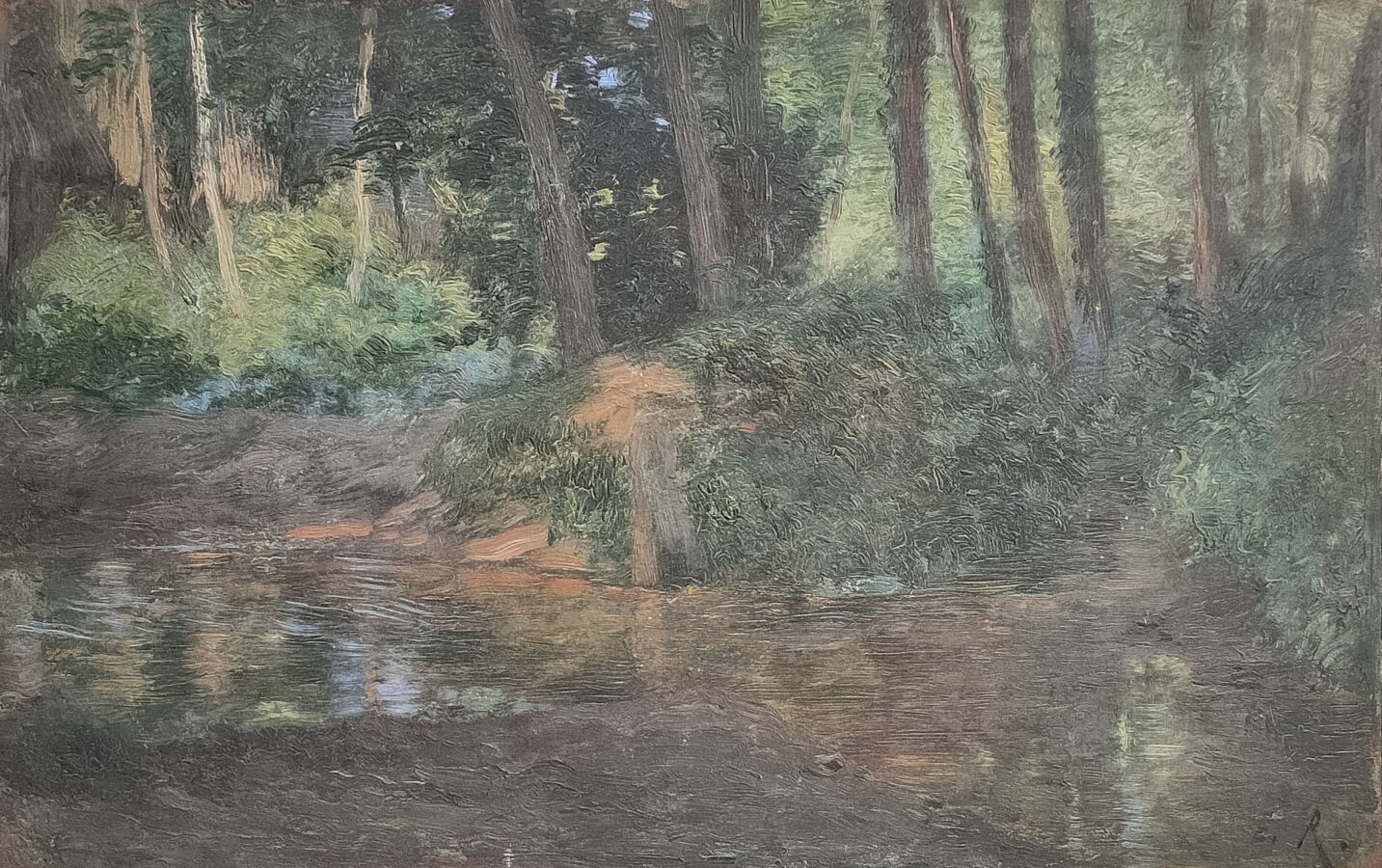 Edmond Adolphe Rudaux | Paysage monogrammée en bas à droite | MutualArt