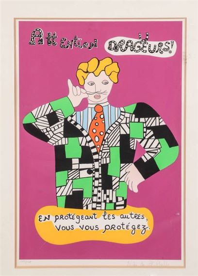 Niki de Saint Phalle | # Nikki de SAINT PHALLE (1930-2002) Attention ...
