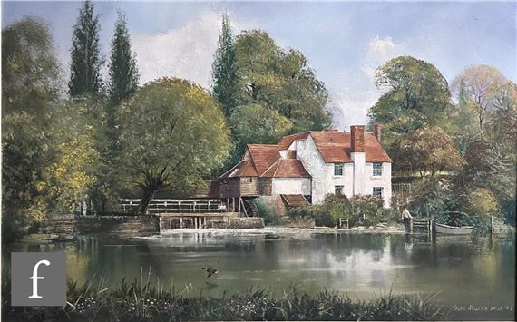 Nigel Hallard | NIGEL HALLARD (1936-2020) - 'Iffley Mill on The Thames ...