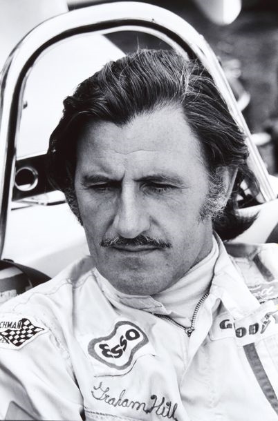 Serge Ihler | Portrait of Graham Hill after his triple crown (1972 ...