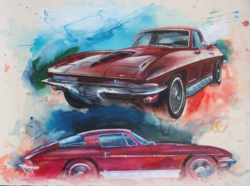 Christian Papazoglakis | 1964 Chevrolet Corvette coupe (1964) | MutualArt