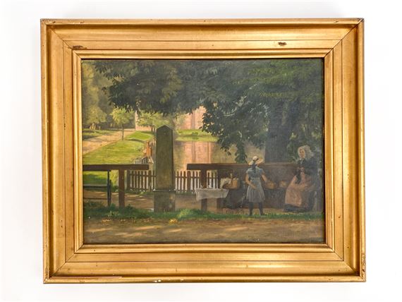 Danish School | DANISH LANDSCAPE OIL ON CANVAS | MutualArt