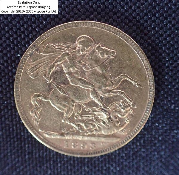 Victoria | A VICTORIA 1893 SOVEREIGN | MutualArt