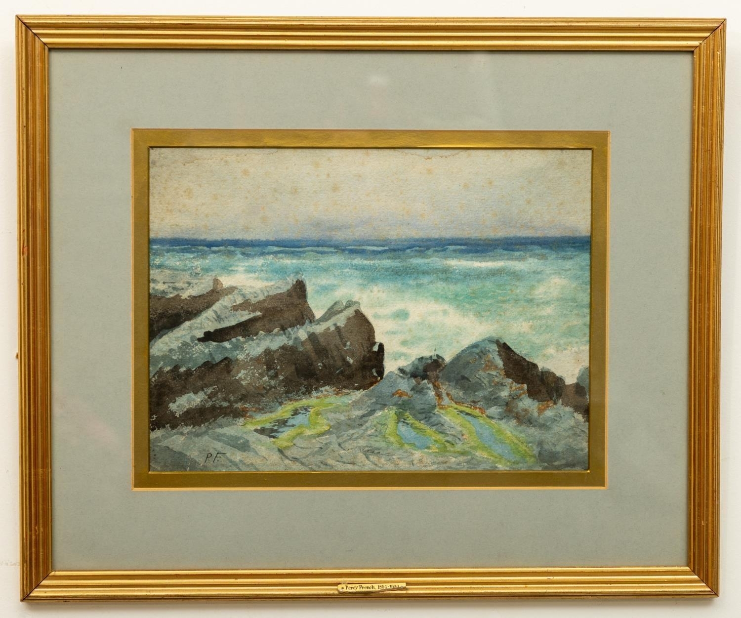 William Percy French | Rocky Coast, Galway” | MutualArt