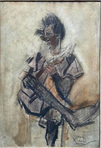 Isaac Israëls | Isaac ISRAEL (1865-1934) Musical clown Mixed... - Lot ...