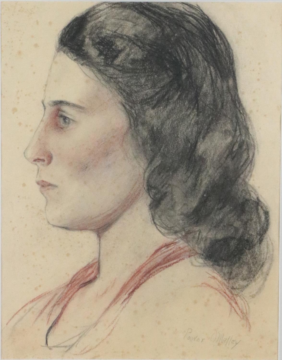 Power O´Malley | Head and Shoulder Portrait of a Young Lady | MutualArt