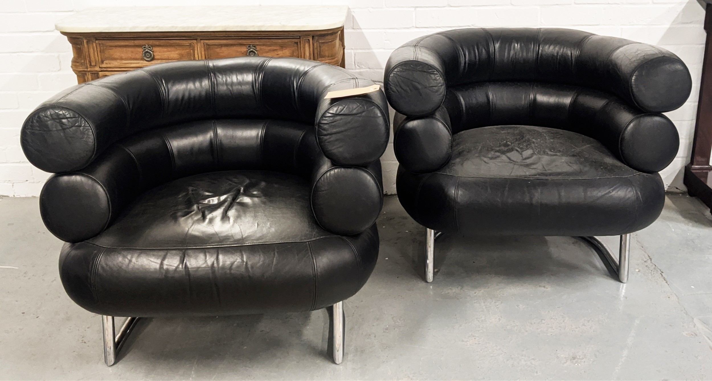 Eileen Gray | CLASSICON BIBENDUM ARMCHAIRS, a pair | MutualArt