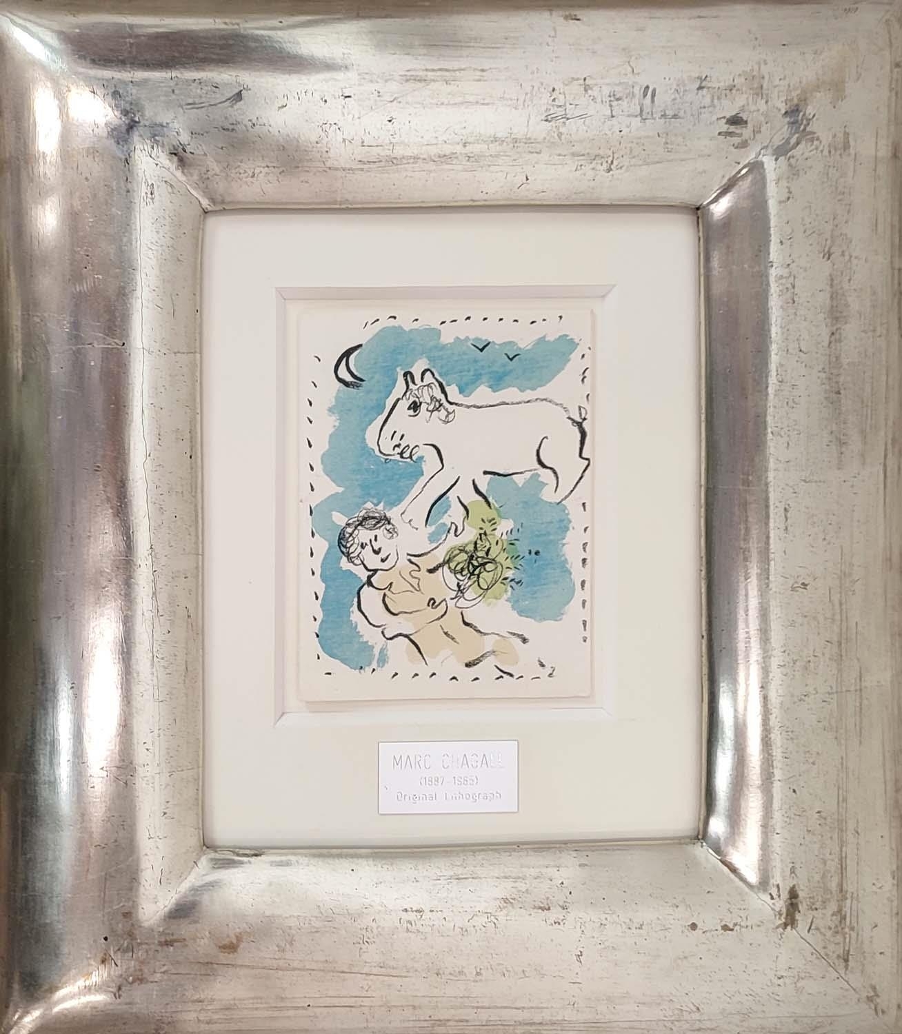 Marc Chagall | LE COUPLE SOUS L'ARBRE OR LES FIANCÉS AU CLAIR DE LUNE ...