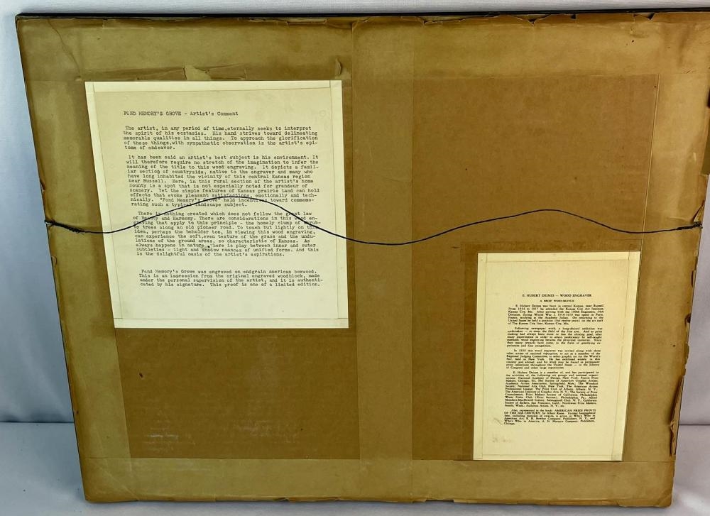 Ernest Hubert Deines | Fond Memory's Grave Artist Signed Limited ...