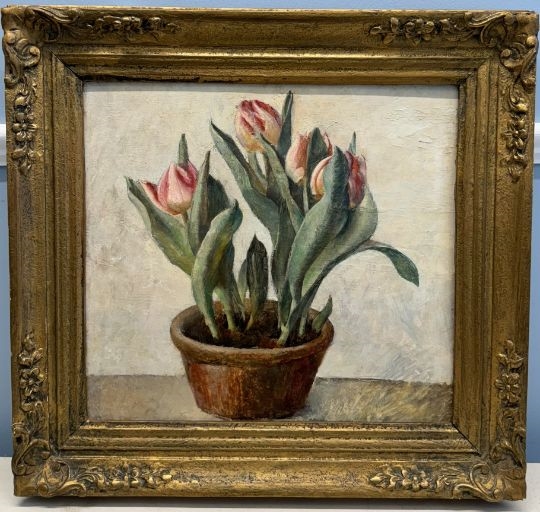 British School, 19th Century | 20th Century British School Still life study of tulips Oil on ...