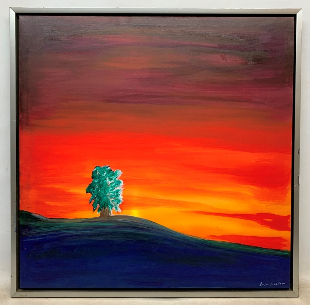 Péter Mária | Pedro Maria Atardecer Acrilico sobre tela | MutualArt