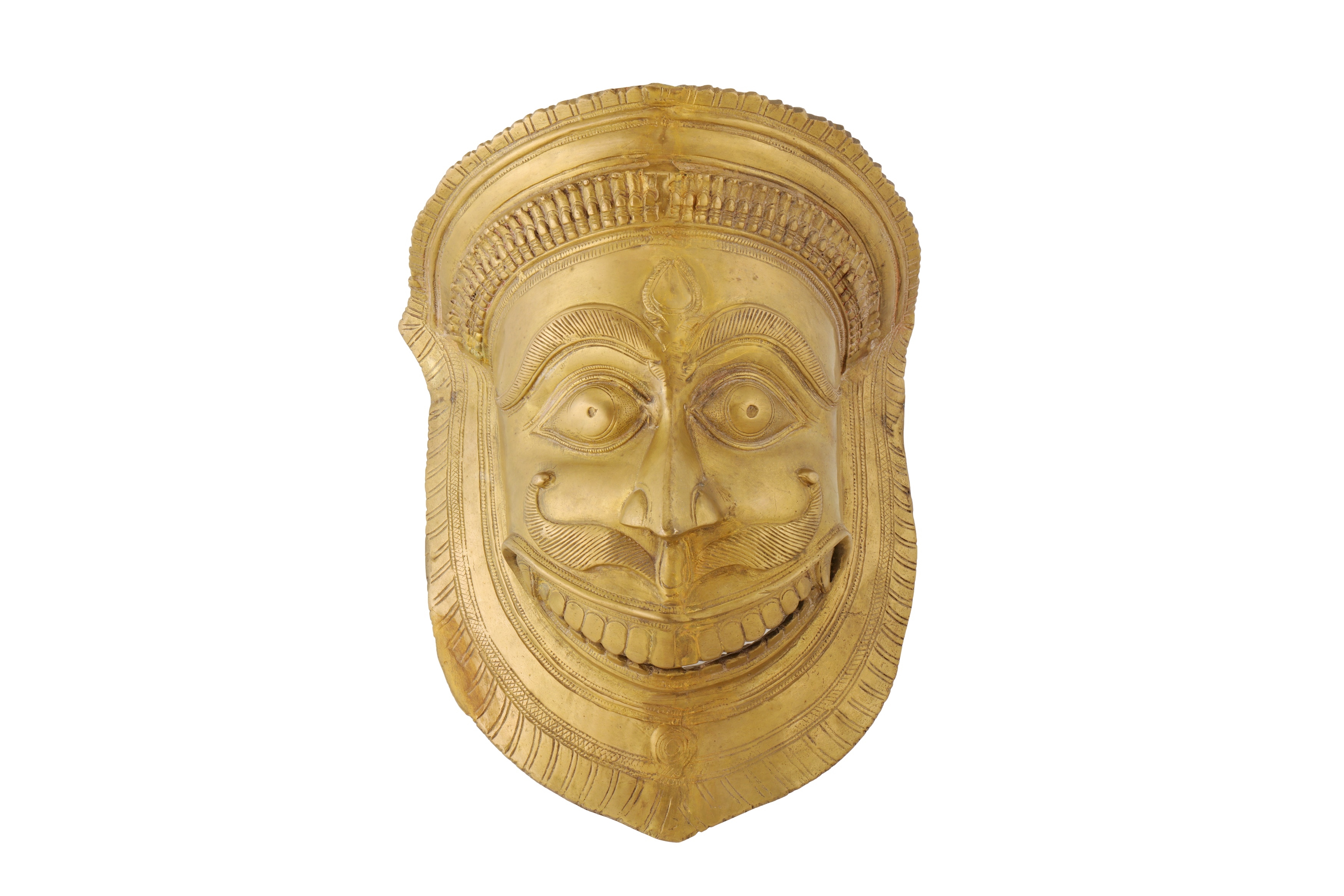 Indian School, 20th Century | A Bronze Narasimha Mask (20th Century ...