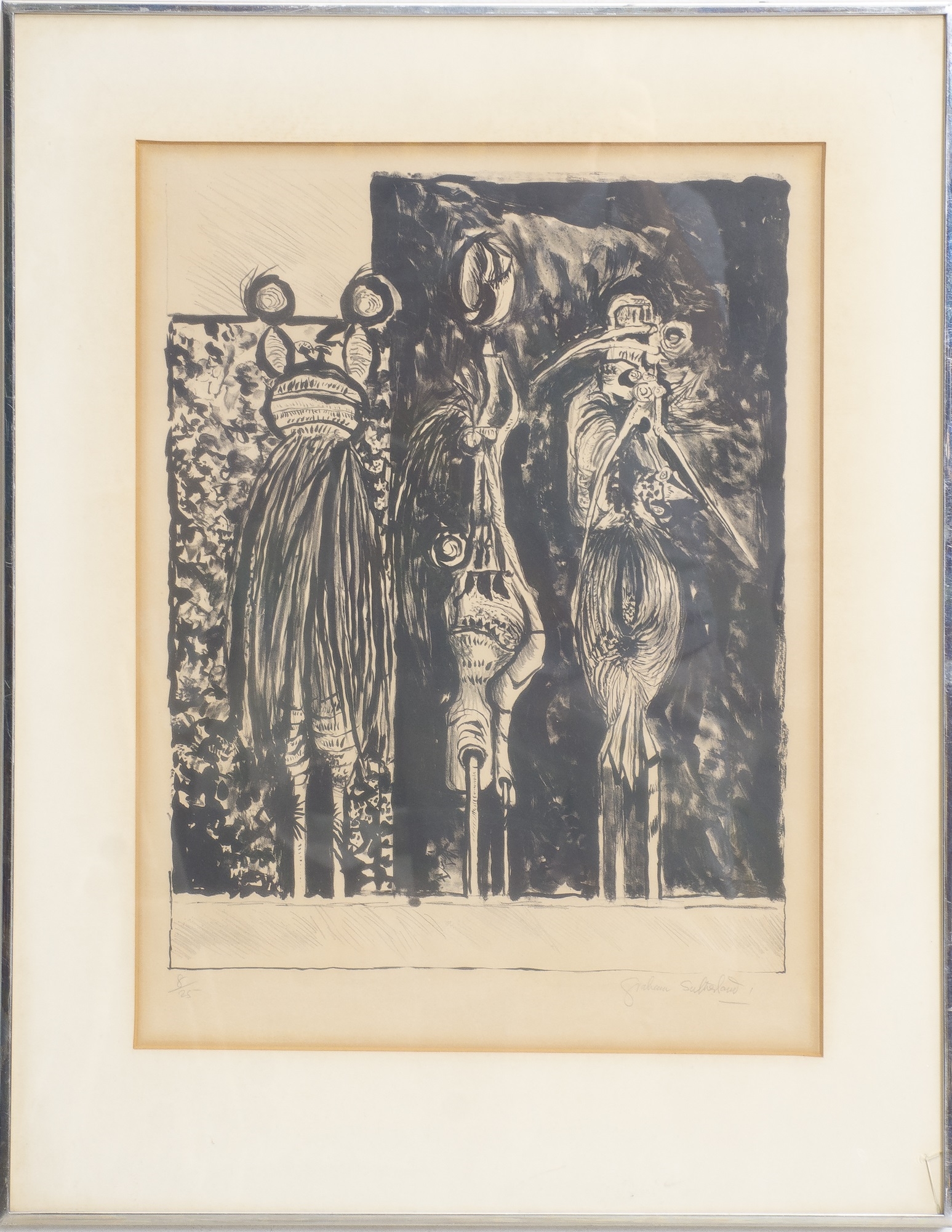 Graham Sutherland | Portrait of Emery Reves (1966) | MutualArt