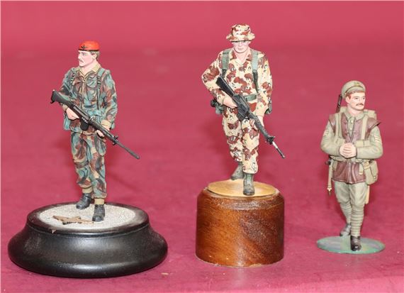 CHARLES C STADDEN Charles C Stadden Painted Military Figures