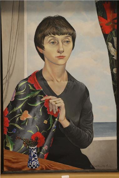 Eric Ritchie | Half length portrait of Rena (1968) | MutualArt