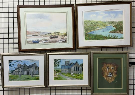 Brian Fletcher | Brian Fletcher A coastal inlet Watercolour Signed ...