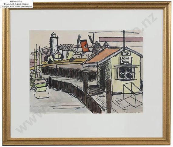 Norman Scott | Gisborne Wharf | MutualArt
