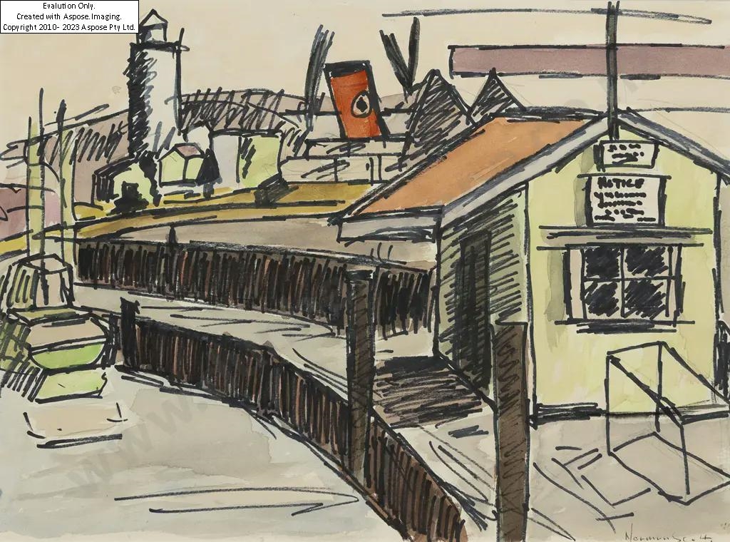 Norman Scott | Gisborne Wharf | MutualArt