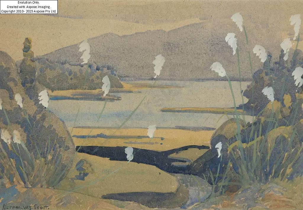 Norman Scott | Toi Toi at Lake Waikaremoana | MutualArt