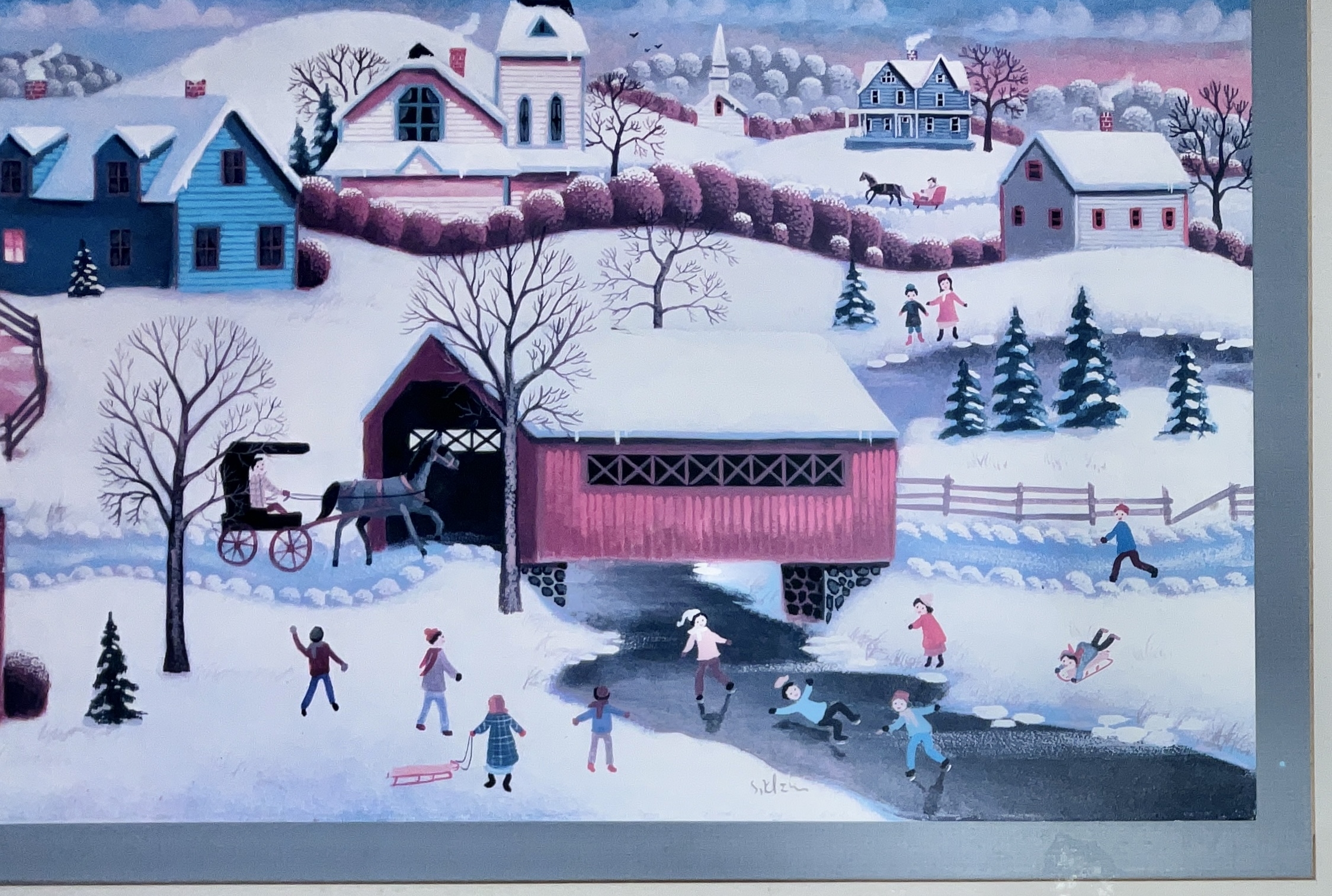 Steven Klein | STEVEN KLEIN FRAMED PRINT WINTER SCENE | MutualArt