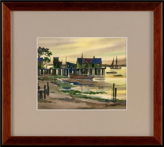 John Cuthbert Hare | Captain Jack's Wharf | MutualArt