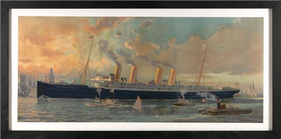 Fred Pansing | The Kaiser Wilhelm Der Grosse arriving at New York ...