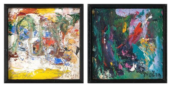 Ray Nolin | Two abstracts (1954 - 1959) | MutualArt