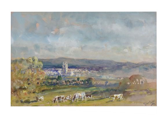 Michael Lyne | Gloucester From Maisemore | MutualArt