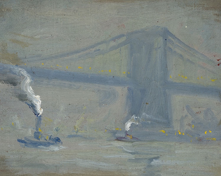 Frank S. Panabaker | New York City Bridge | MutualArt