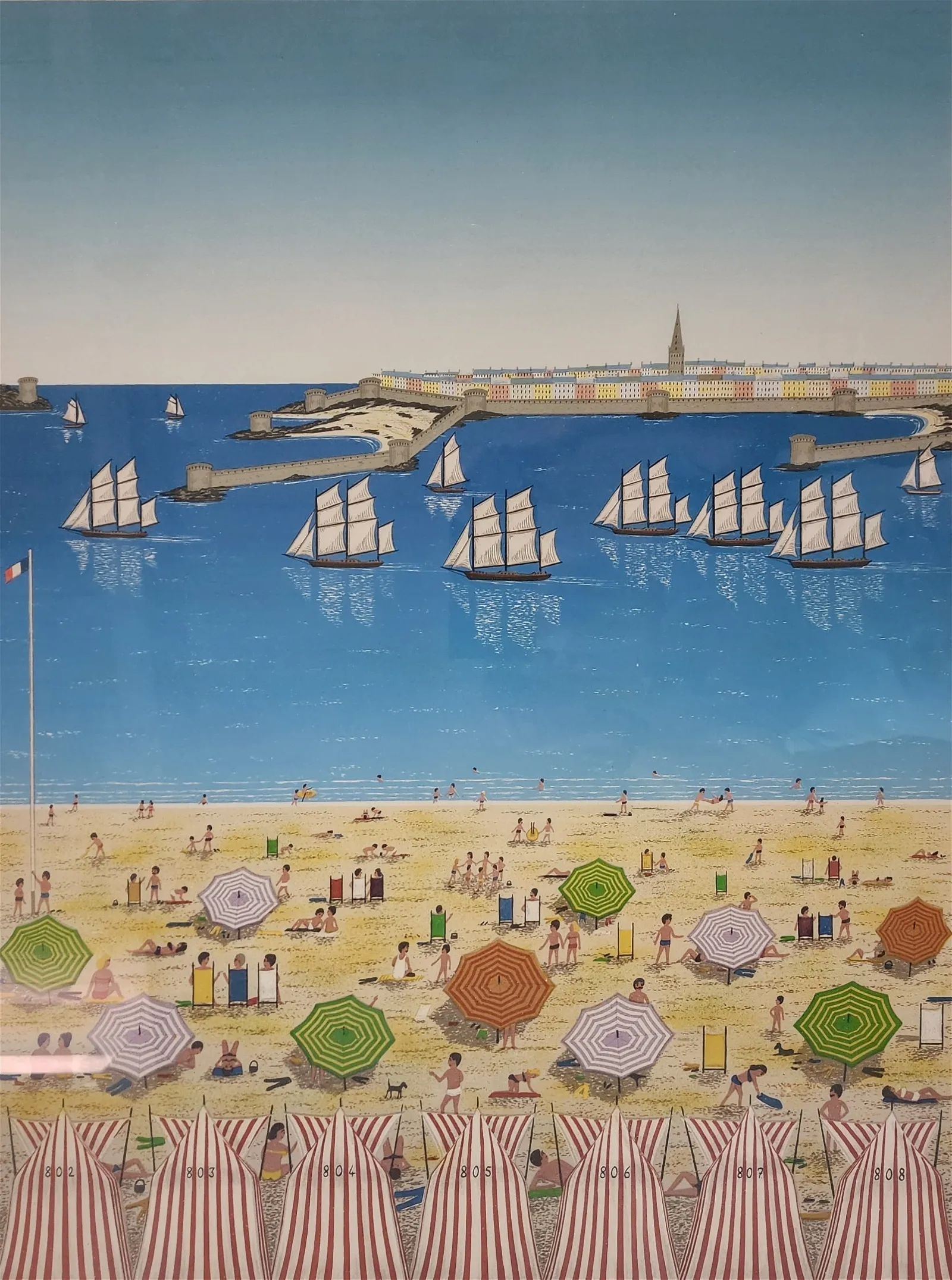 Fanch Ledan | La Plage | MutualArt