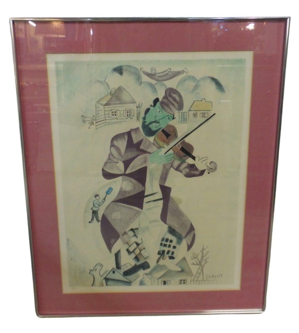 Marc Chagall | Green Violinist | MutualArt