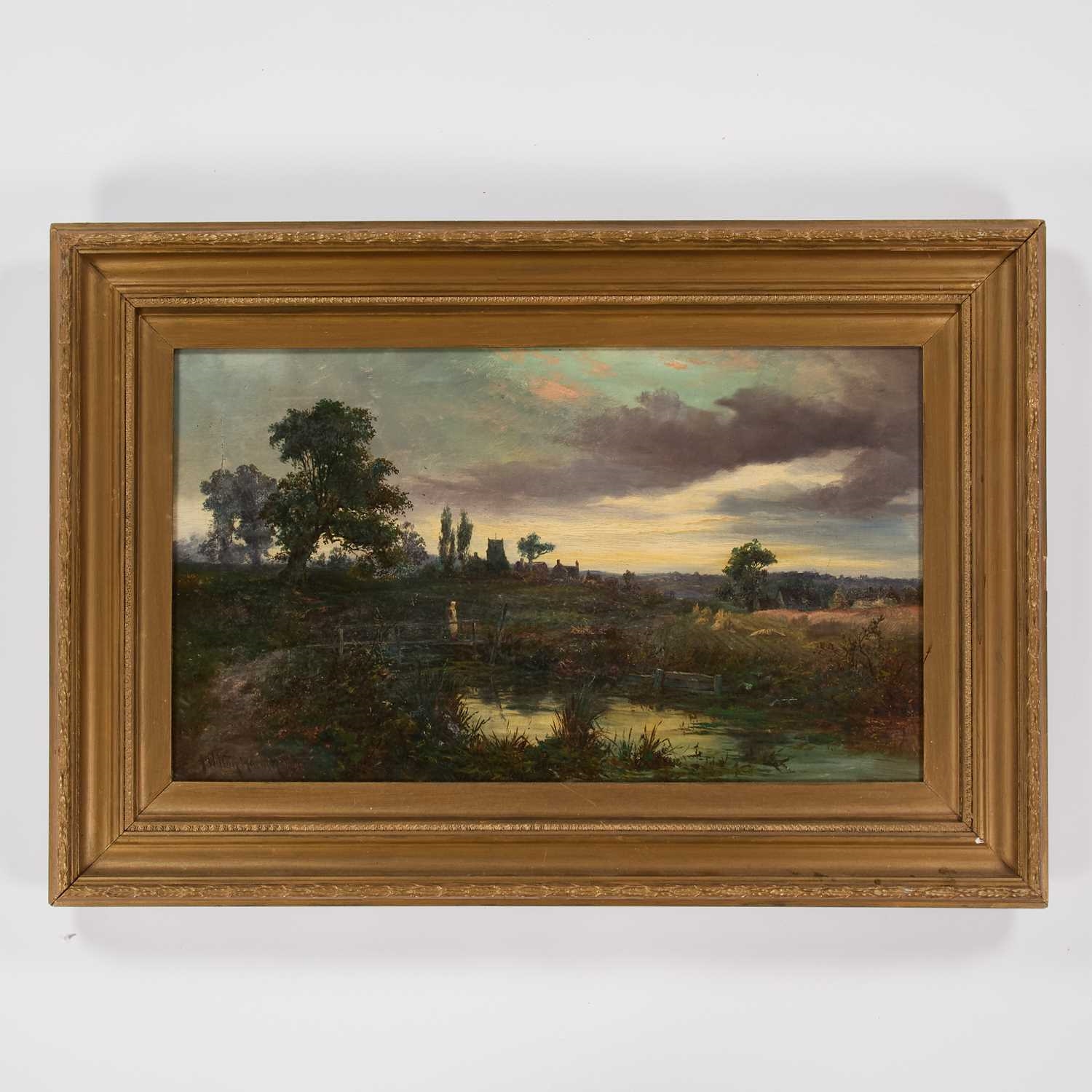 John Wilton Adcock | JOHN WILTON ADCOCK (1863-1930) EVENING COUNTRY ...