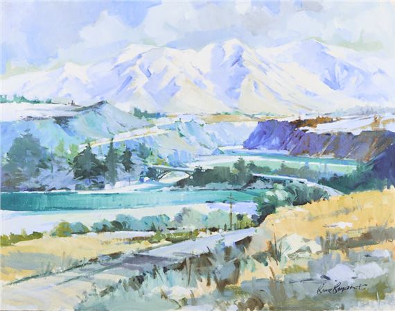 Bruce Bryant | Rakaia River and Mt. Hutt Range | MutualArt