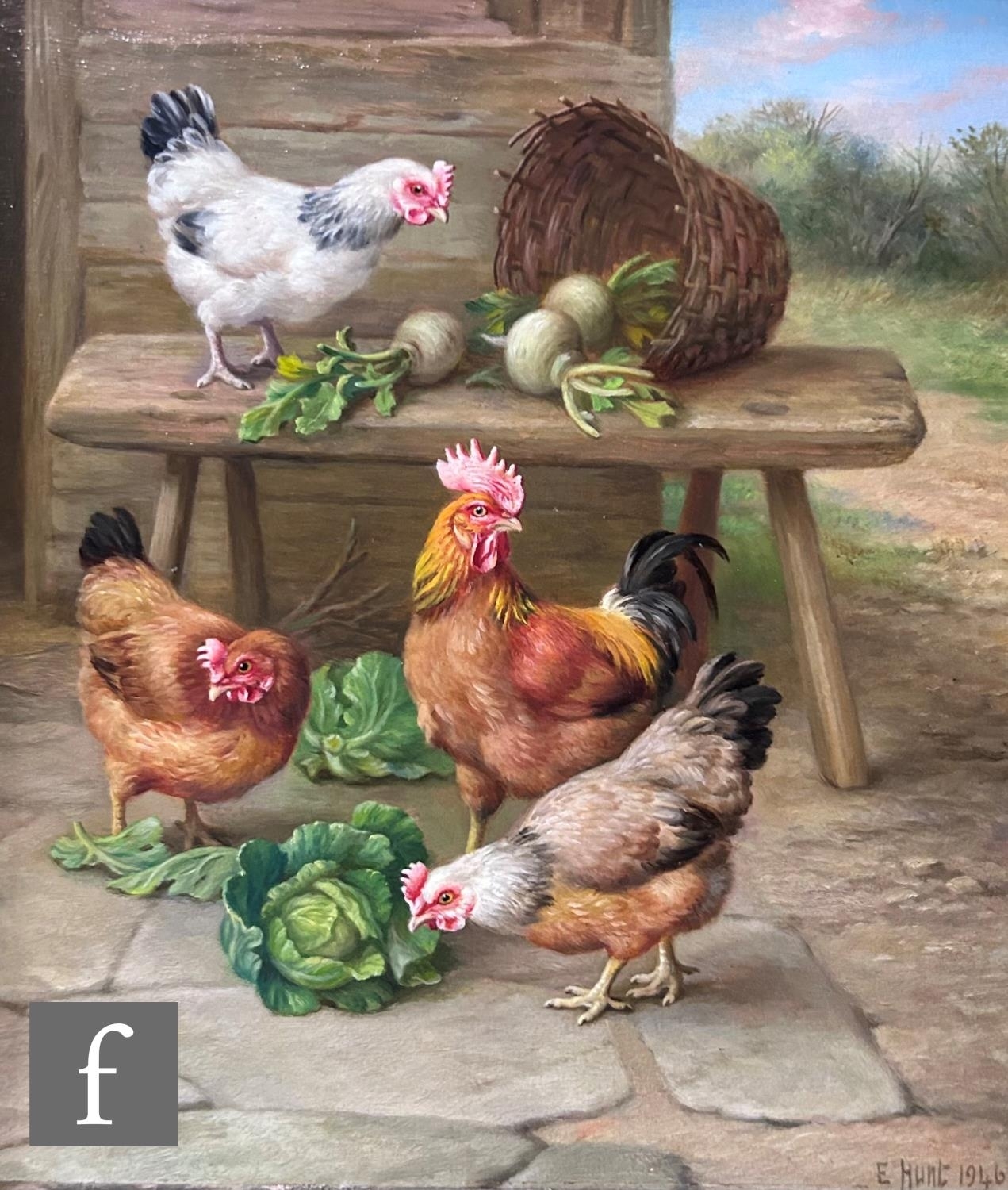 Edgar Hunt | Ruler of the Roost (1946) | MutualArt
