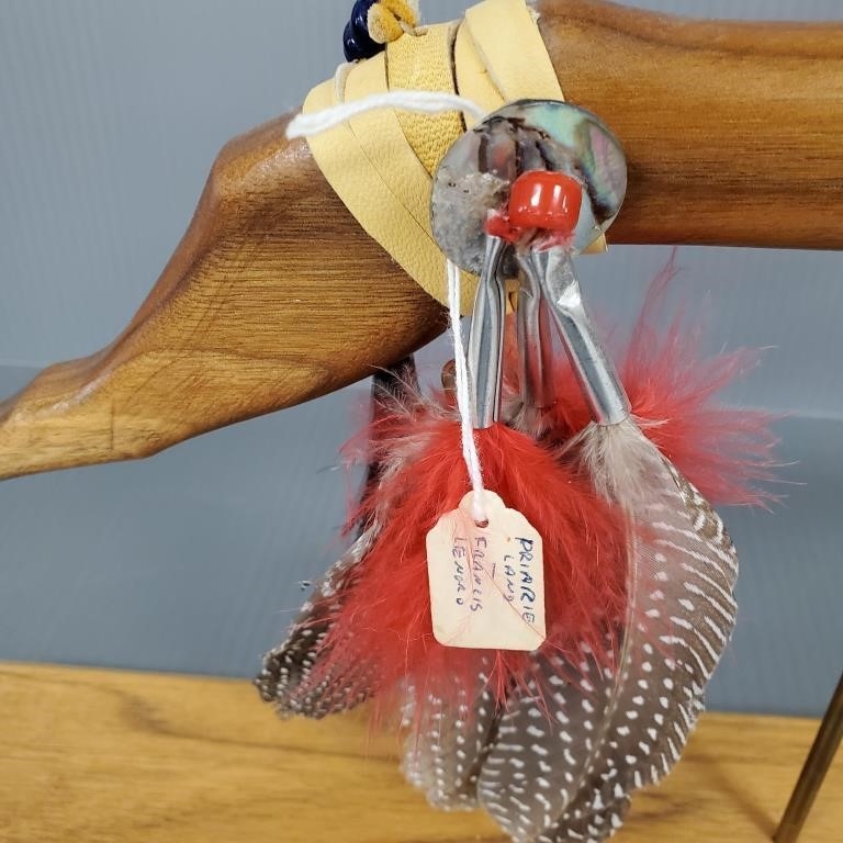 Francis Leonard | Francis Leonard horse effigy dance stick | MutualArt