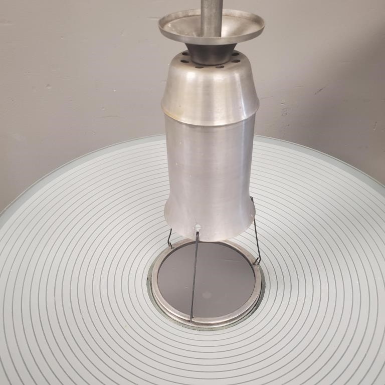 Machine Age | 2 Art Deco / Machine Age light fixtures with 20 | MutualArt