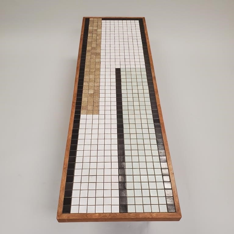 Gordon and Jane Martz | Jane & Gordon Martz tile top coffee table ...