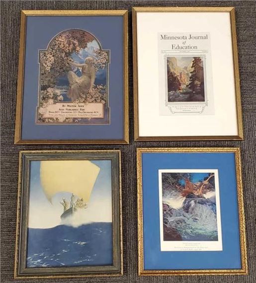 Maxfield Parrish | 4 vintage Maxfield Parrish prints including Prince ...
