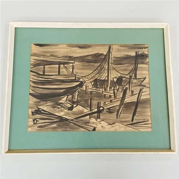 Matsumi Kanemitsu | Matsumi Kanemitsu framed signed original painting ...