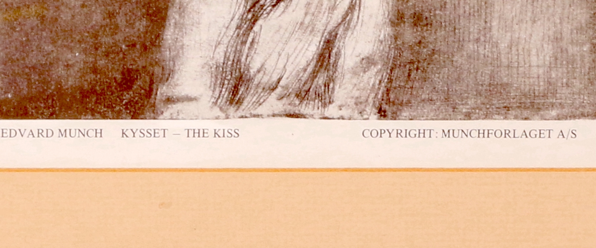 Edvard Munch | Kysset- The Kiss print | MutualArt