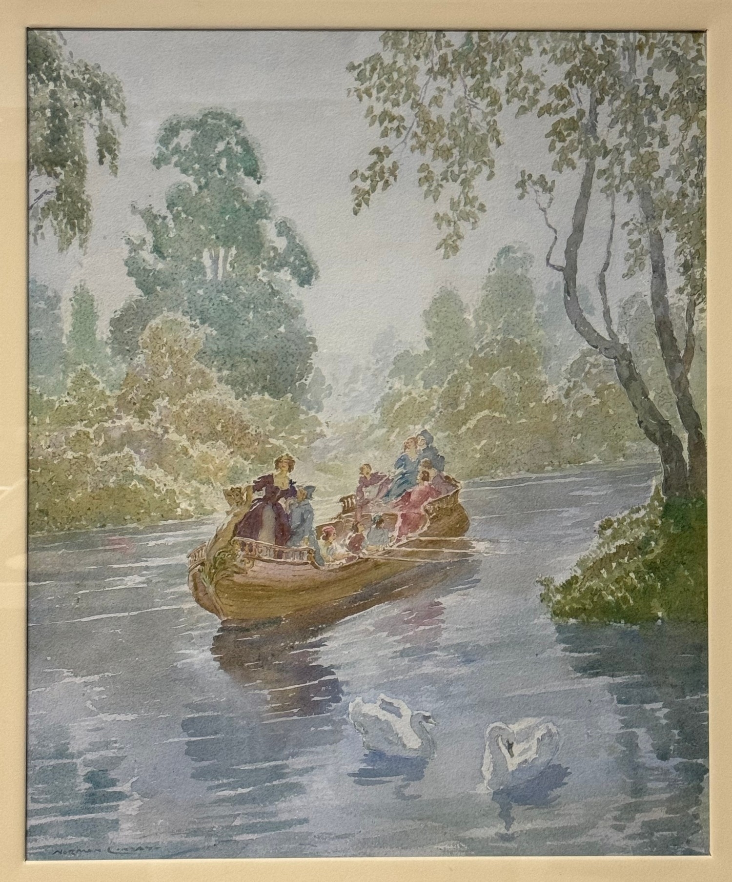 Norman Lindsay | THE KEEPERS OF THE BULL (Circa 1937) | MutualArt