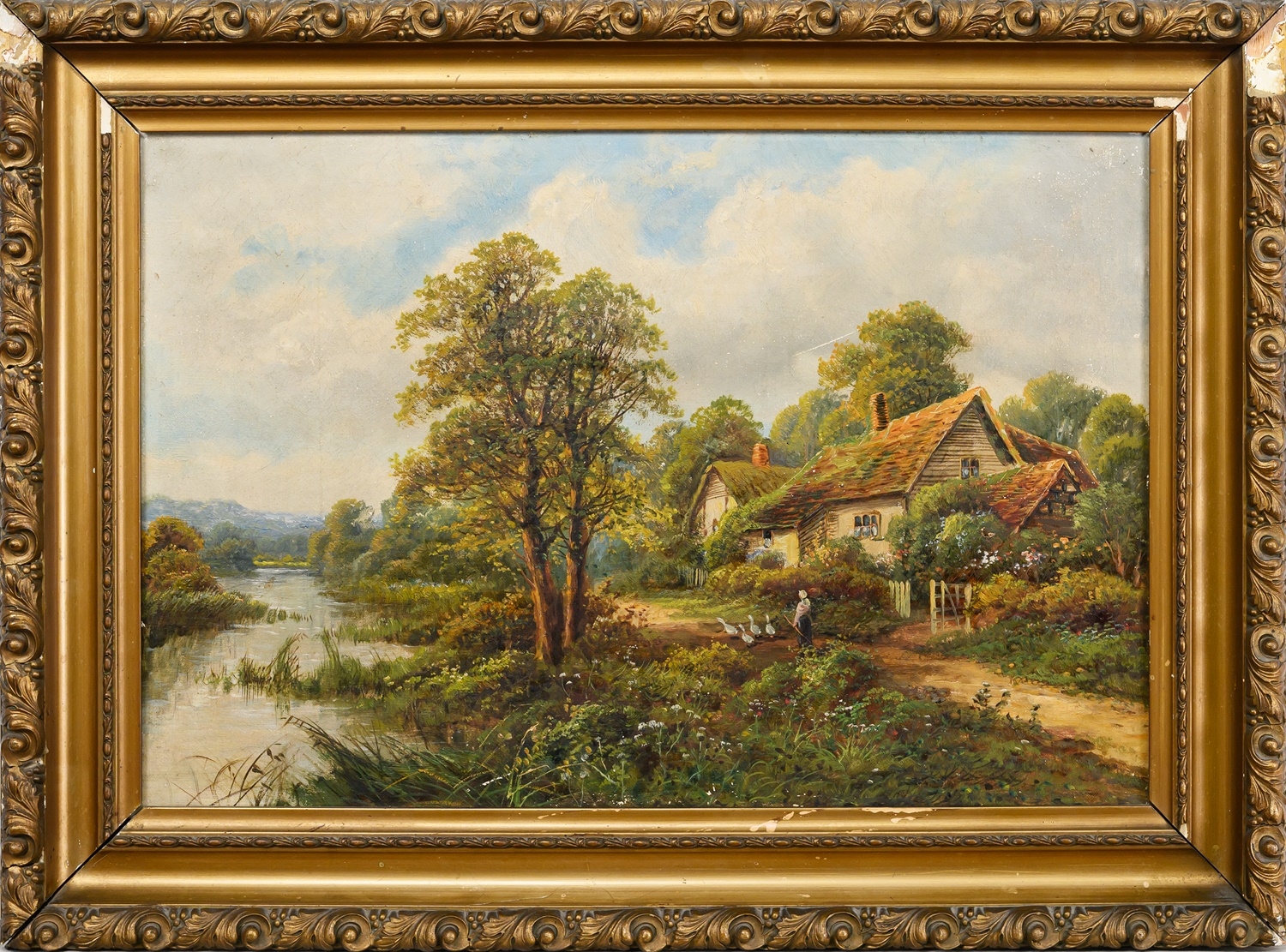 British School, 20th Century | BRITISH SCHOOL, TENDING THE FARM | MutualArt