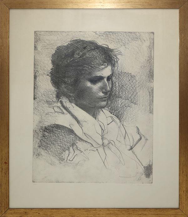 Pietro Annigoni | Portrait of a woman | MutualArt