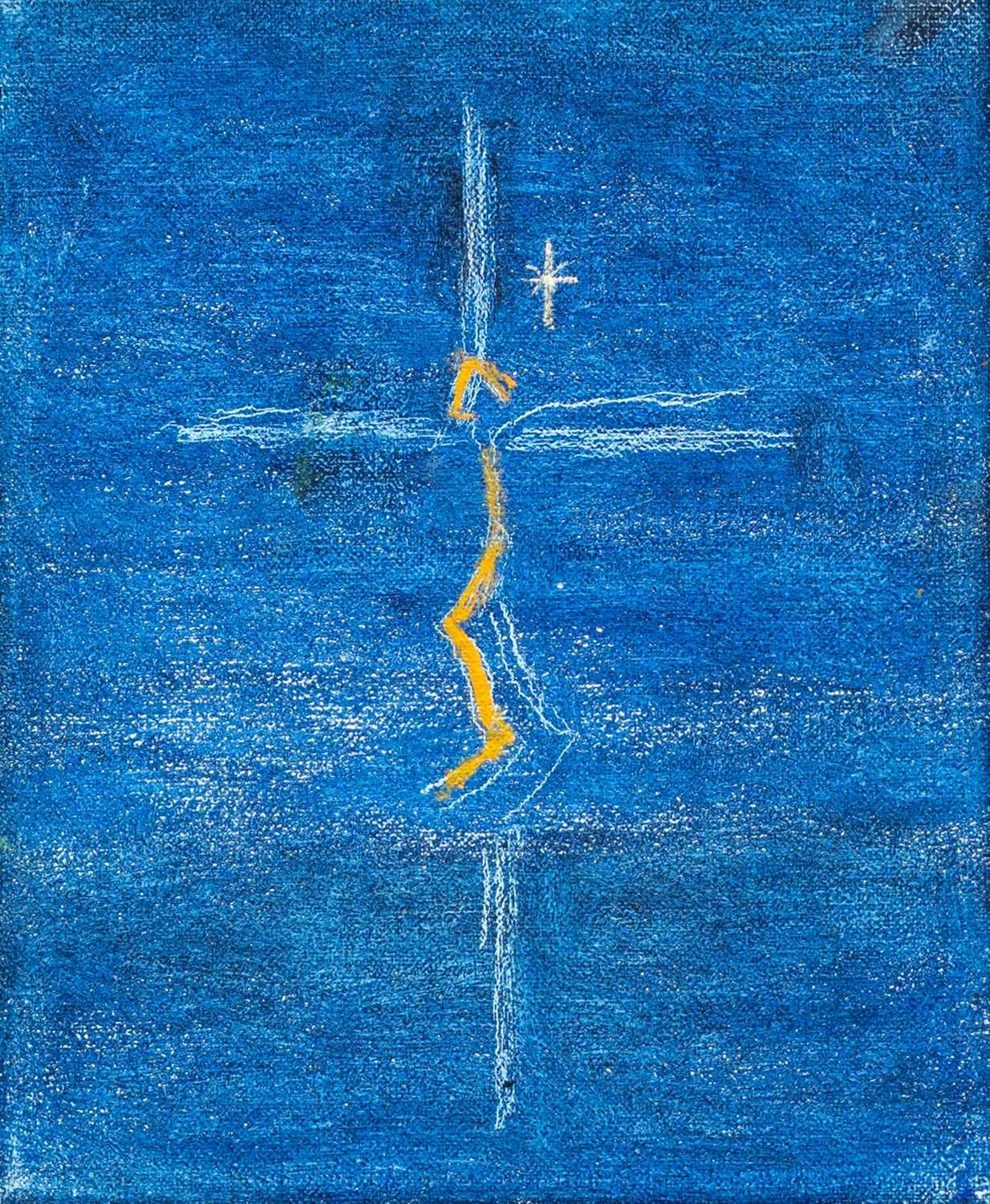 Craigie Aitchison | Crucifixion December 2007 | MutualArt